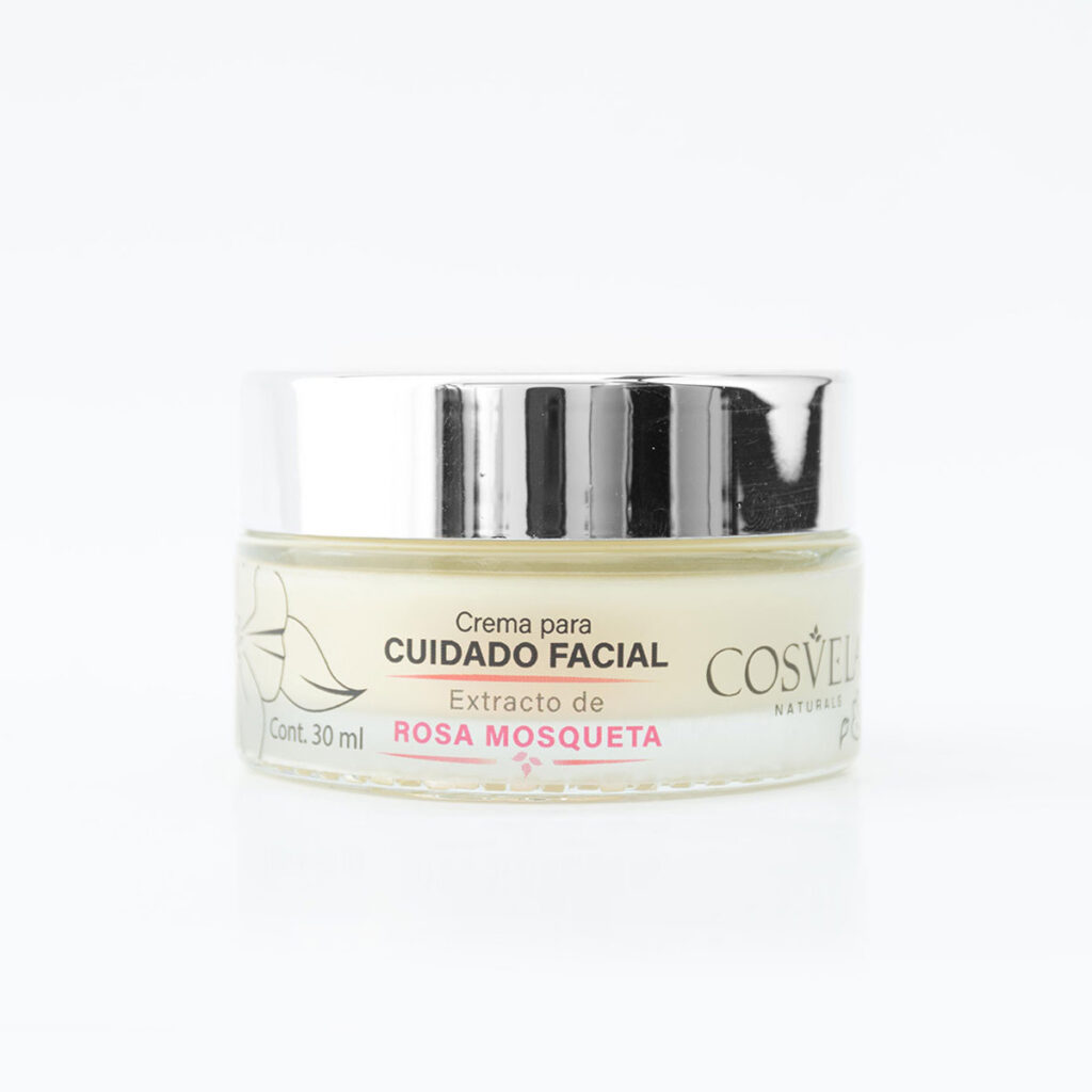 Crema facial con extracto de rosa mosqueta | Cosvela Naturals